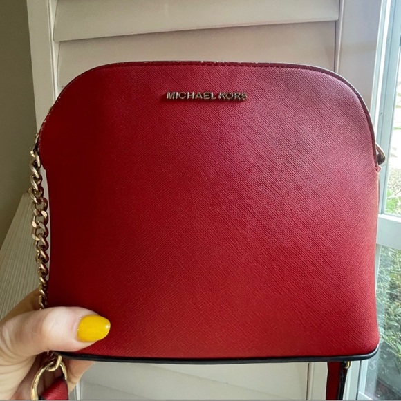 MICHAEL Michael Kors | Bags | Red Michael Kors Crossbody | Poshmark